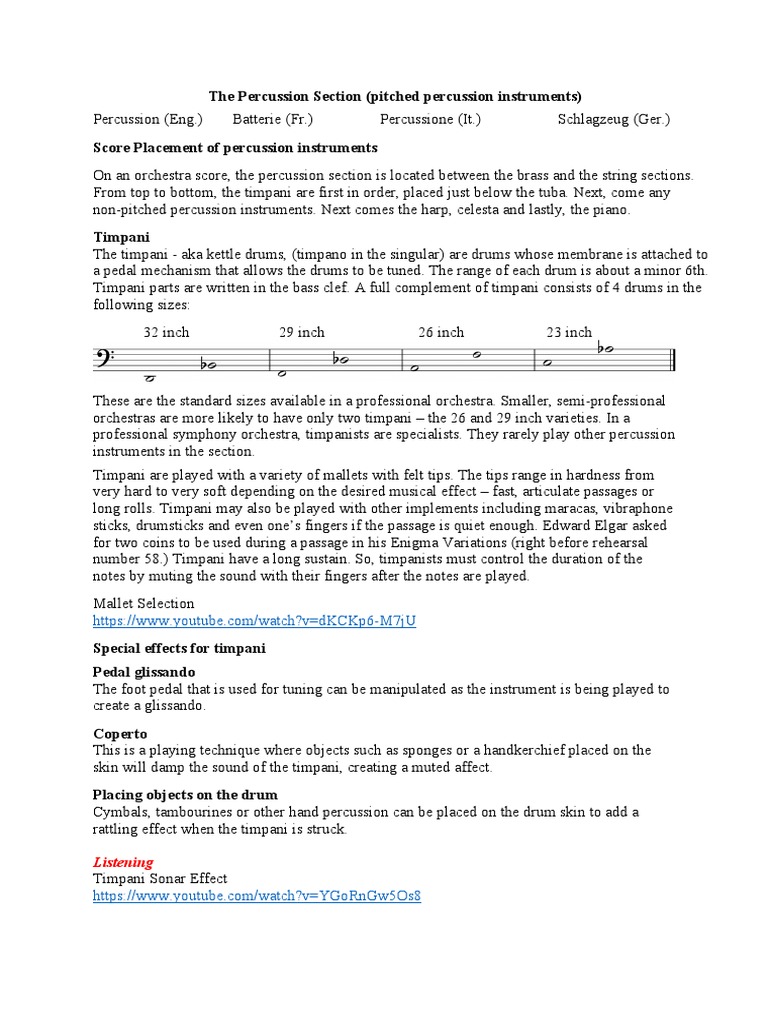 Pitched Perc. | PDF | Musical Instruments | Percussion Instruments