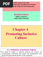 Inclusiveness Chapter One | PDF | Inclusion (Education) | Disability