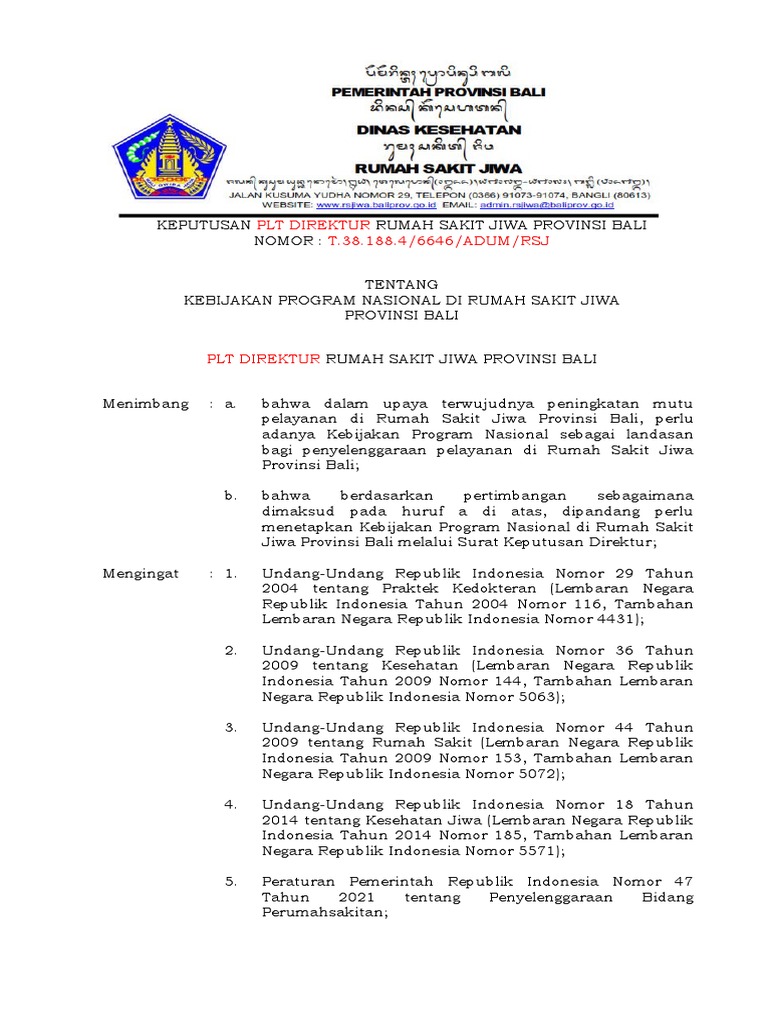 SK Kebijakan Prognas 2022-New | PDF