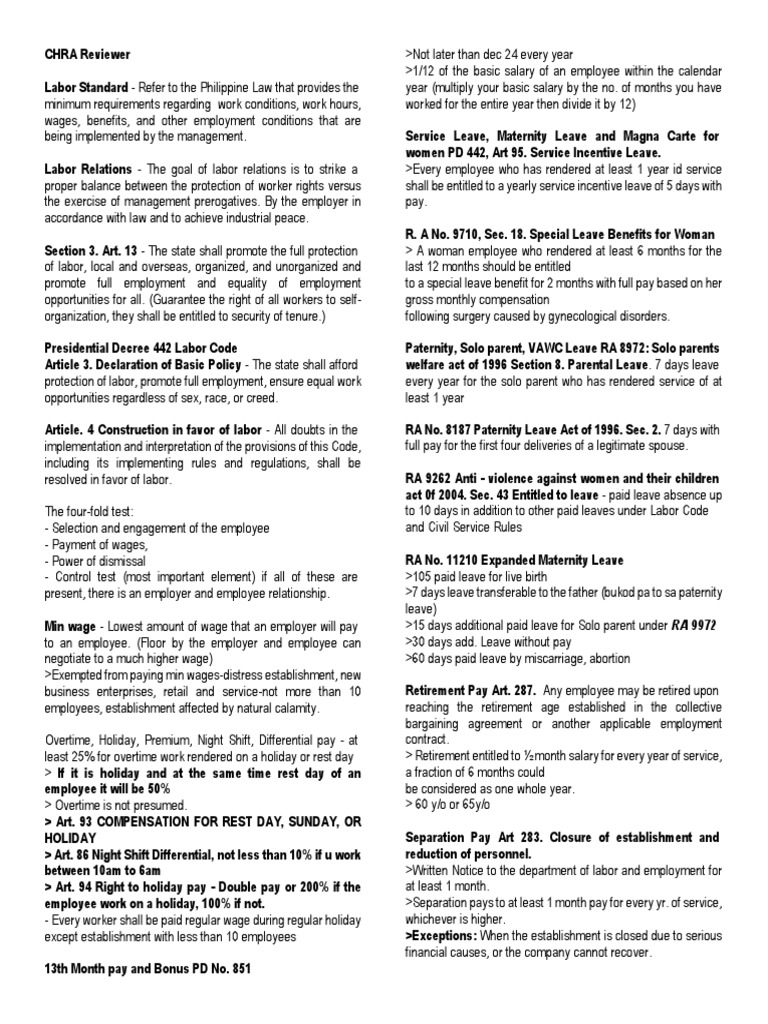 CHRA-Reviewer-1 | PDF | Cost Of Living | Compensation And Benefits