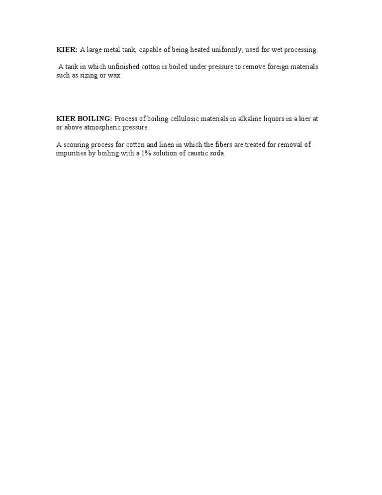Kier | PDF | Boiling | Industrial Processes