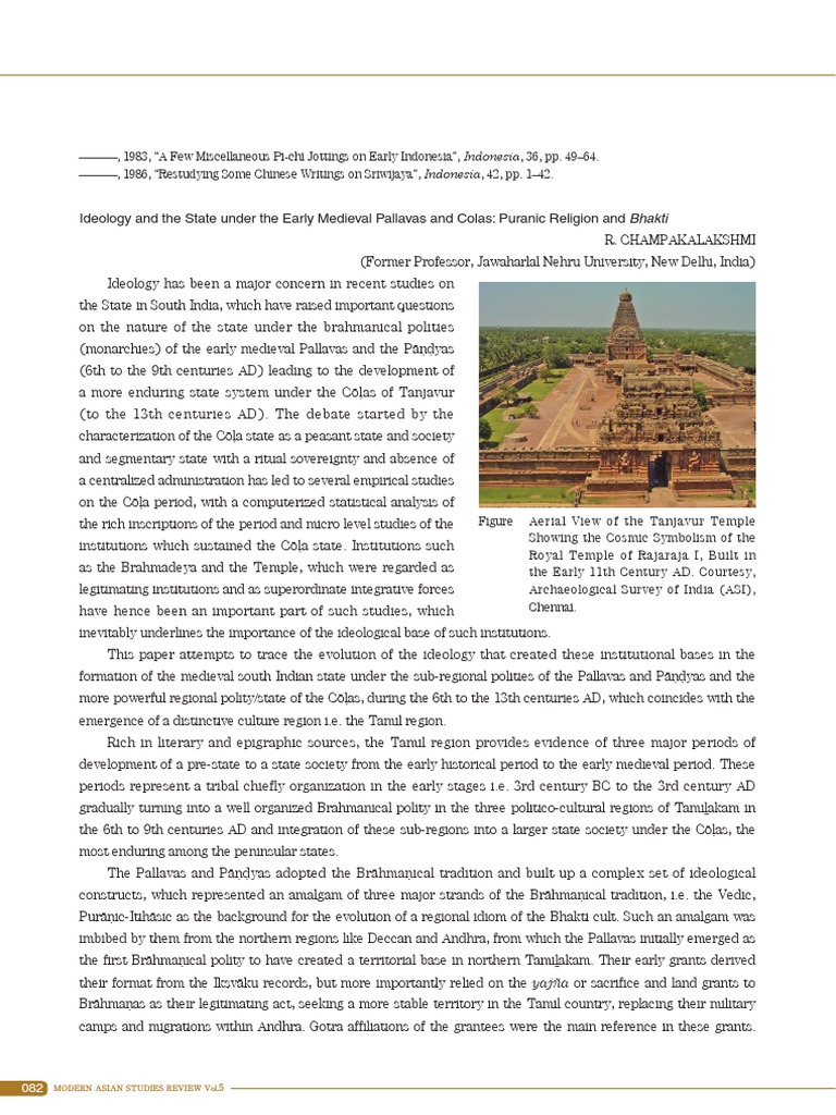 Modern Asian Studies Review Vol | PDF