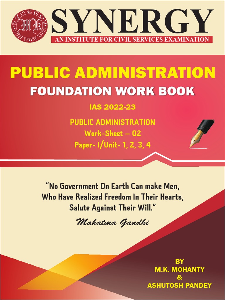 Pub. Admn. Work Book-2 | PDF | Public Administration | Capitalism