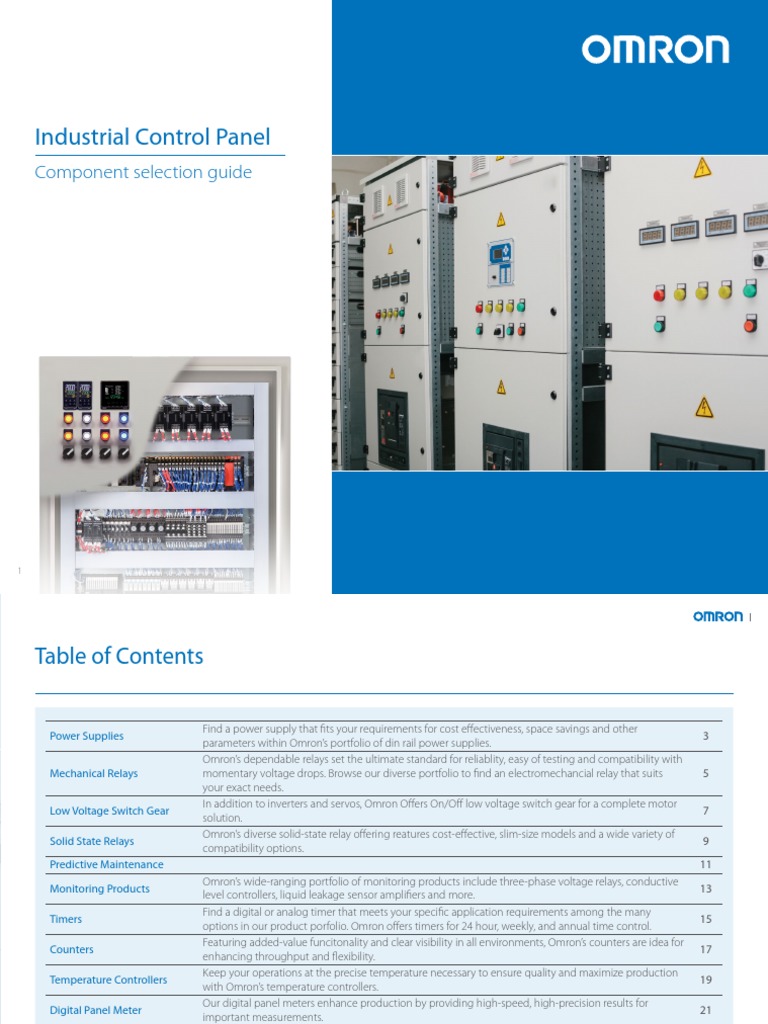 Industrial Control Panel: Component Selection Guide | Download Free PDF ...