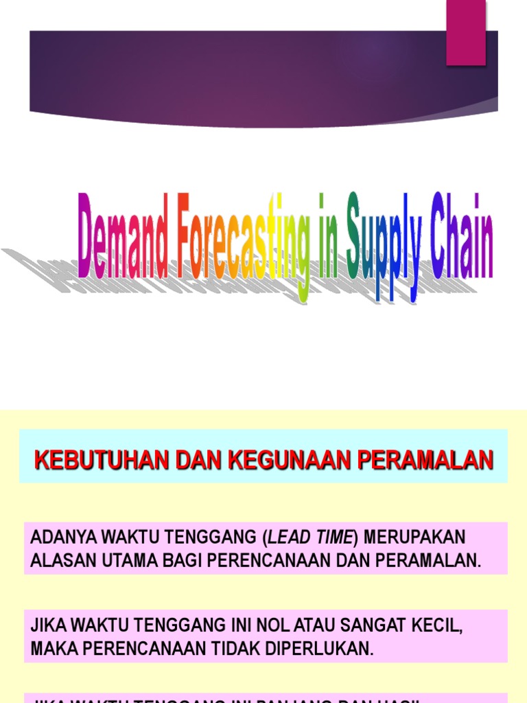 Demand Forecasting | PDF