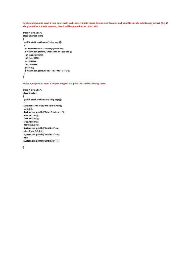 Computer Java Programs NOTES CLASS X | PDF | Discrete Mathematics ...