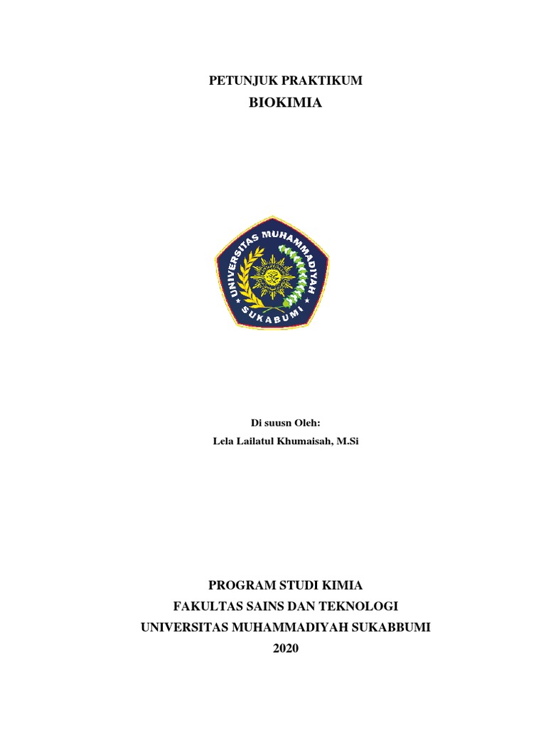 0 Modul Praktikum Biokimia 2020 | PDF