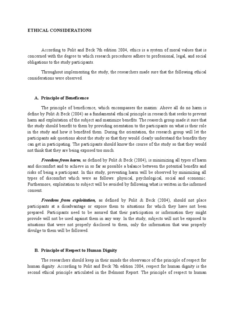 Ethical Considerations | Privacy | Informed Consent