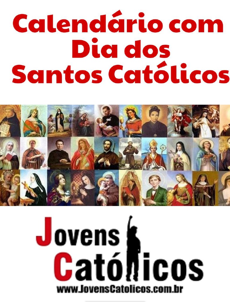 Calendario Dos Santos Catolicos Ebook | PDF | Santo | Católico romano