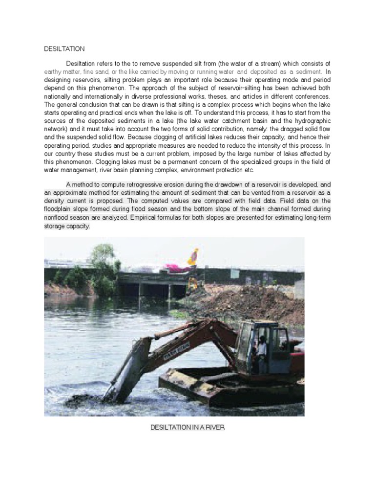 De Siltation | PDF