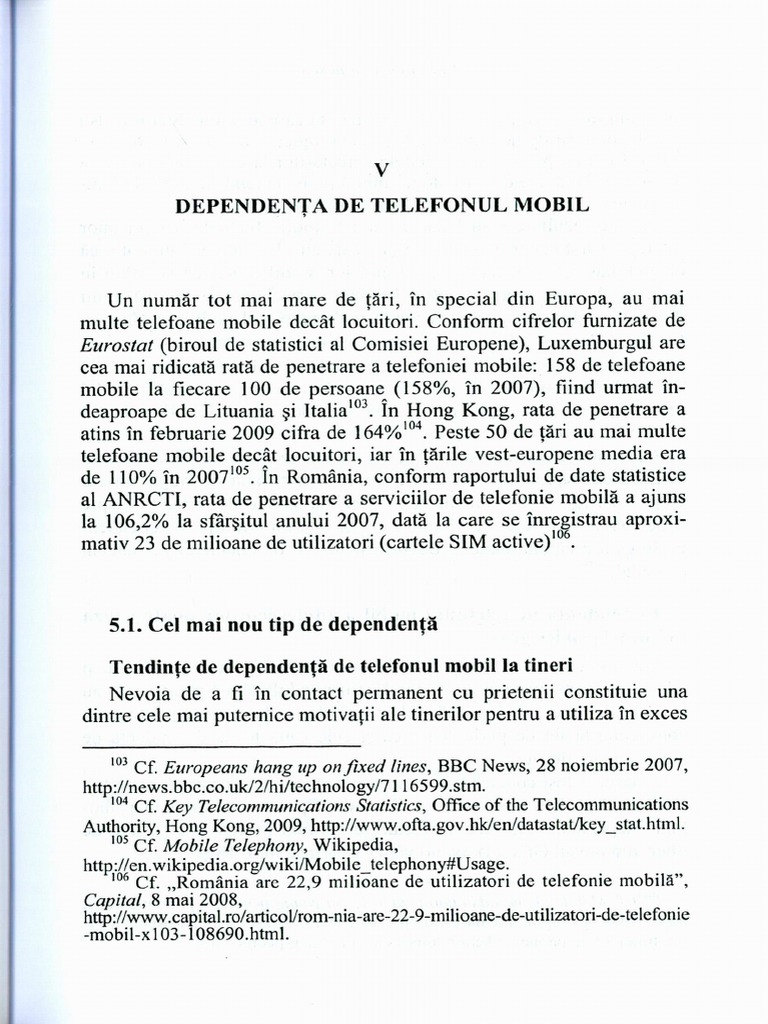 Idolii Fara Fir - Dependenta de Telefonul Mobil | PDF