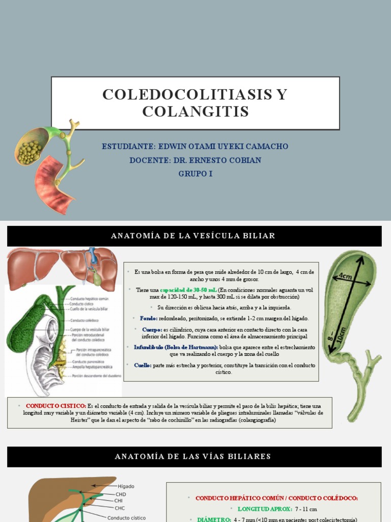 Coledocolitiasis y Colangitis - Uyeki Camacho Edwin Otami | PDF ...