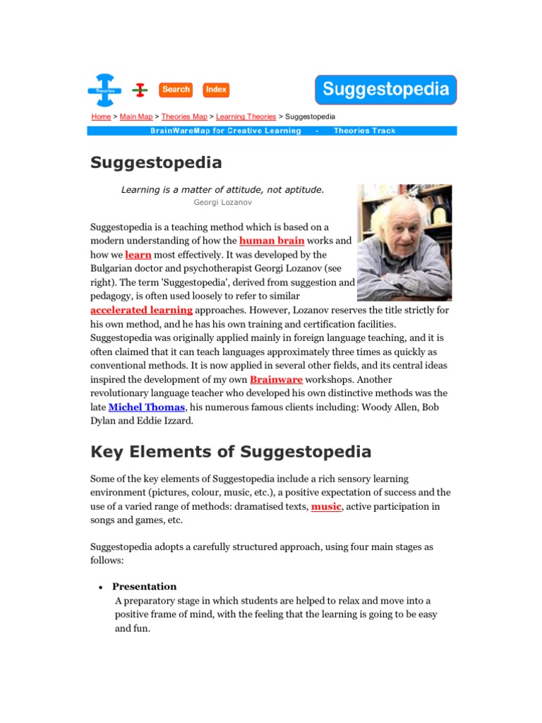 Suggestopedia | PDF