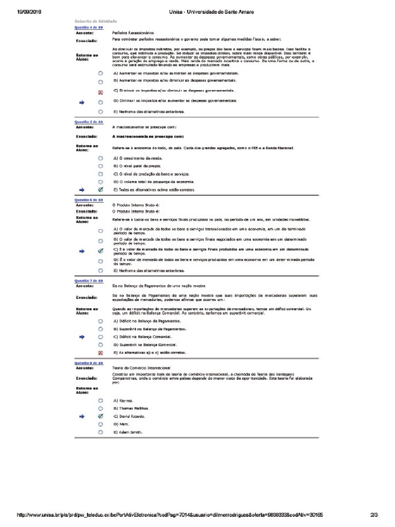 Atividade 2 Corrigida pg2 | PDF