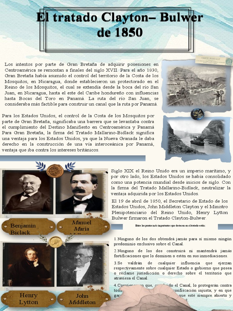 Apuntes Del Tratado Clayton - Bulwer de 1850 | PDF | Relaciones ...