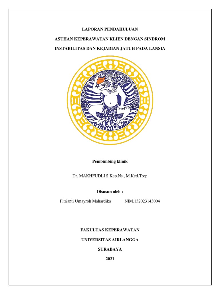 LP Fitrianti U. M 132023143004 - INSTABILITY LANSIA | PDF