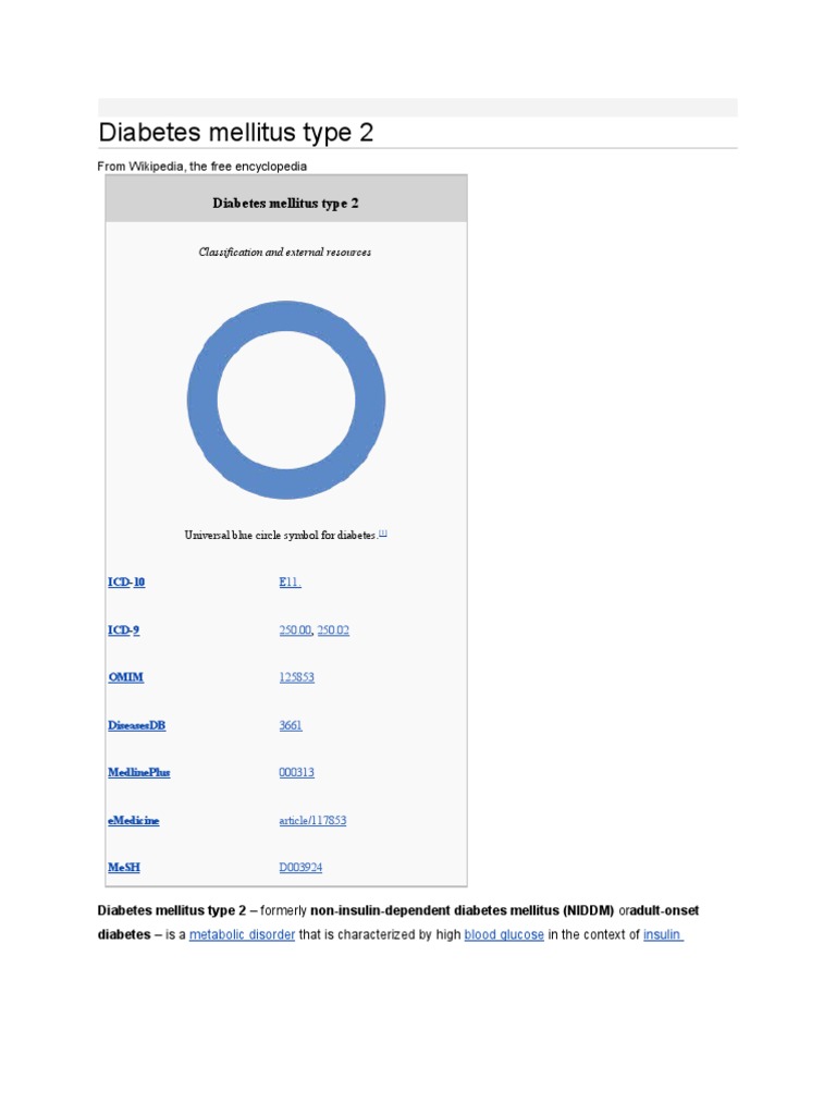 Diabetes Mellitus Type 2 | PDF | Diabetes Mellitus Type 2 | Glycated ...