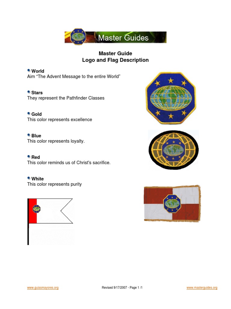 Master Guide Logo and Flag Description: World | PDF | Art | Poetry