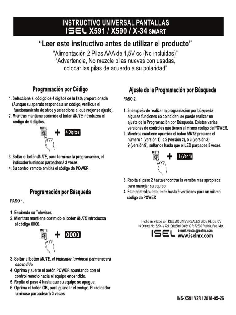 Manual ISEL x591 x590 X 34 | PDF
