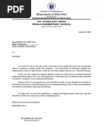 Letter Request To The Denr | PDF