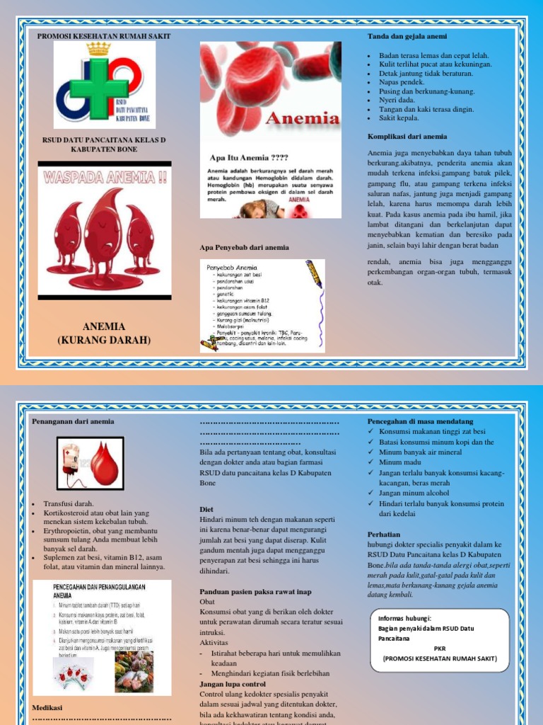 Tanda dan Gejala Anemia | PDF