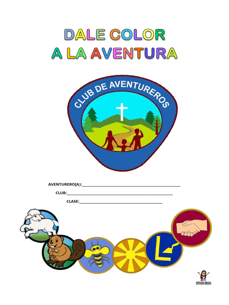 Colorea Club de Aventurero | PDF | Amor | Cristo (título)