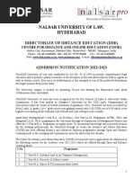 TNDALU SOEL Cut Off Marks | PDF
