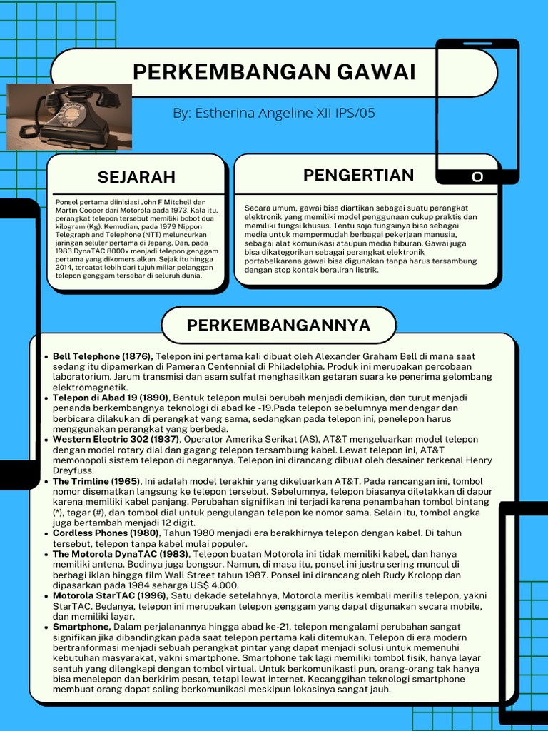 Sejarah dan Evolusi Gawai | PDF | Perjalanan
