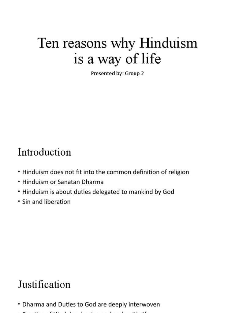 Hinduism: A Way of Life Explained | PDF