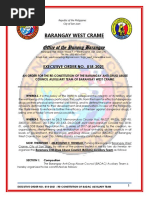 BADAC Reorganization Executive Order | PDF | Government