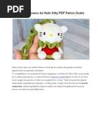 Amigurumi Hello Kitty Patron Gratis Paso A Paso | PDF | Amigurumi | Tejer