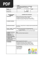 English Lesson Plan - Grade 10 4th Quarter | PDF | Learning | Word