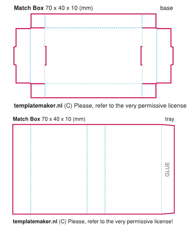 Matchbox-70 X 40 X 10 MM 6426cphc | PDF