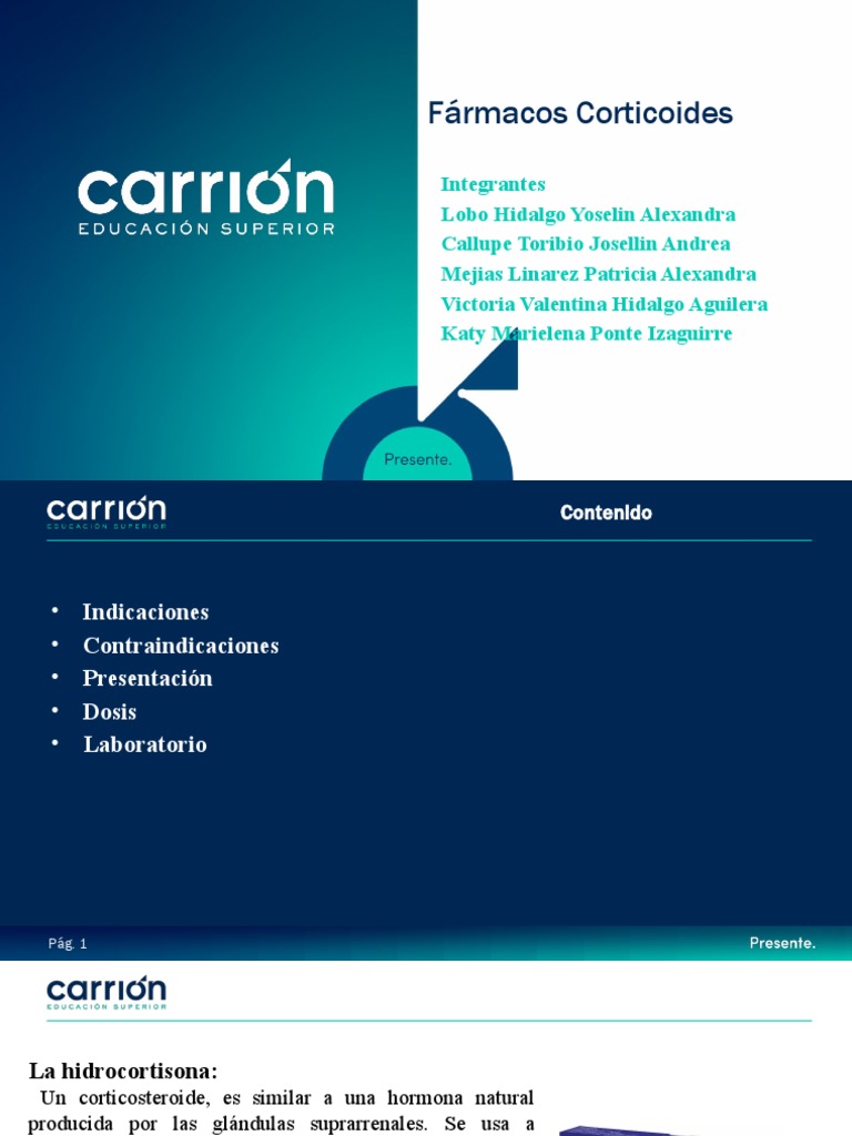 Farmacos Corticoides | PDF | Corticosteroides | Medicamentos con receta
