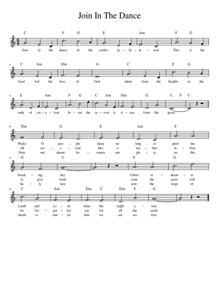 37. Join In The Dance | PDF