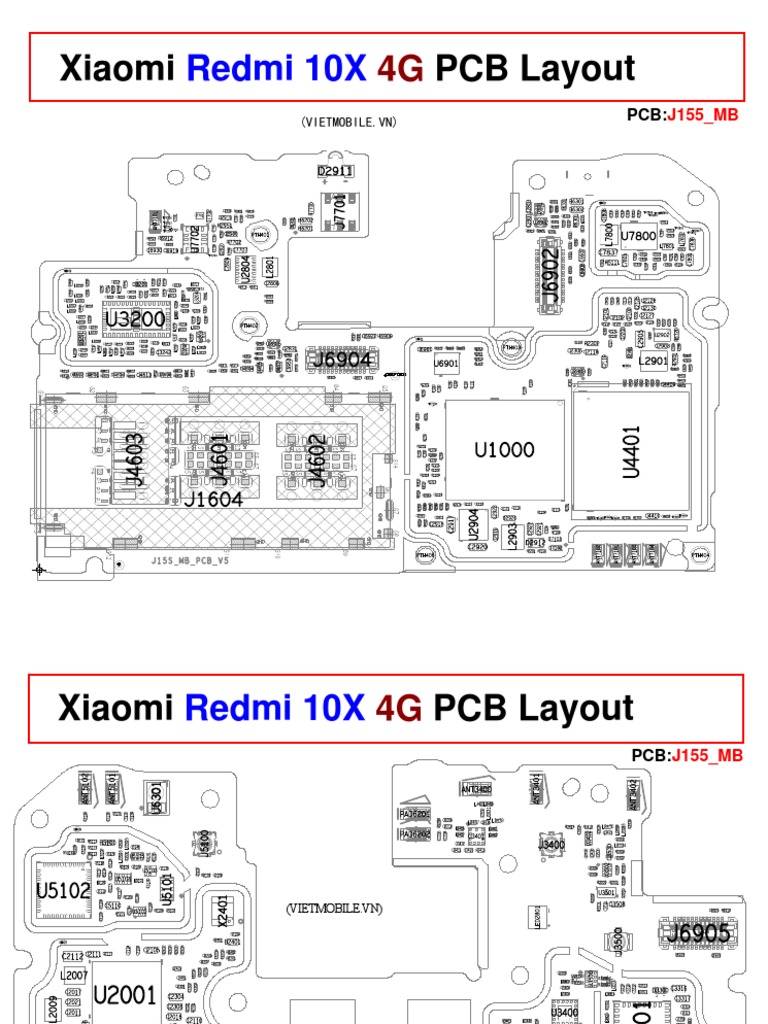 Xiaomi Redmi 10X (Atom) Schematic | PDF | Electronic Design Automation ...