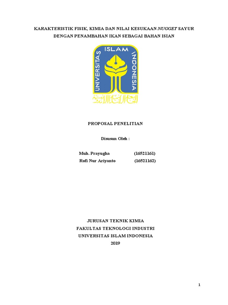 Lanjutan Proposal Nugget | PDF