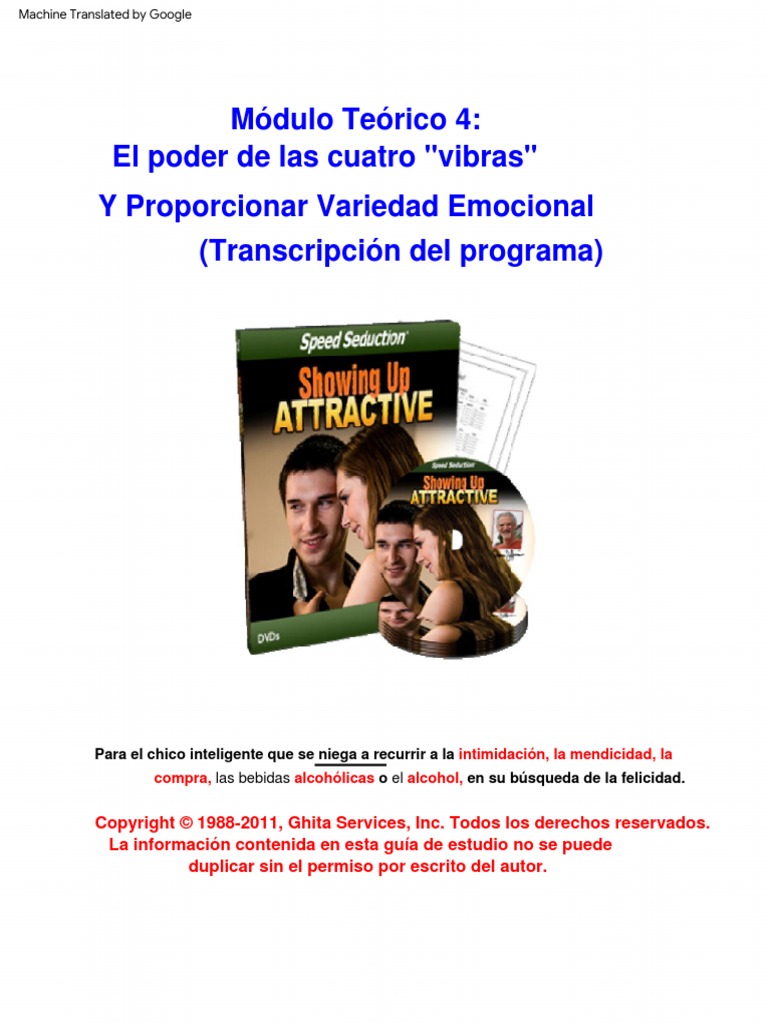 04 - Power of The 4 Vibes | PDF | Verdad | Las emociones