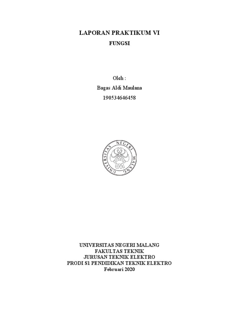 LAPORAN Modul 6 - Function | PDF