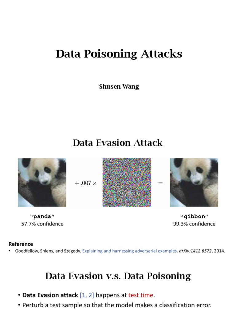 Data Poisoning Attacks: Shusen Wang | PDF | Artificial Neural Network | Machine Learning