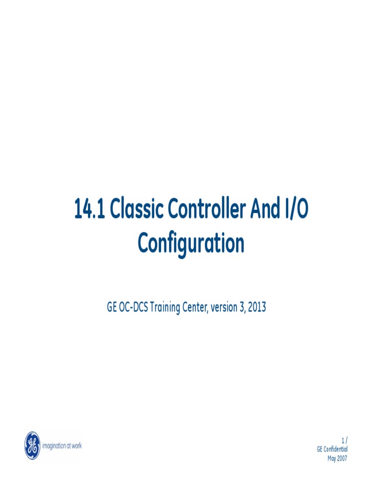 14.1 Classic Controller IO Configuration | PDF | Parameter (Computer ...