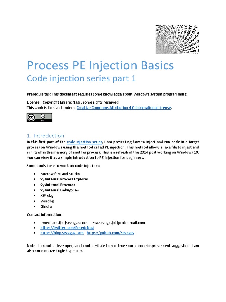 Code Injection Series Part1 | PDF | Library (Computing) | Runtime System