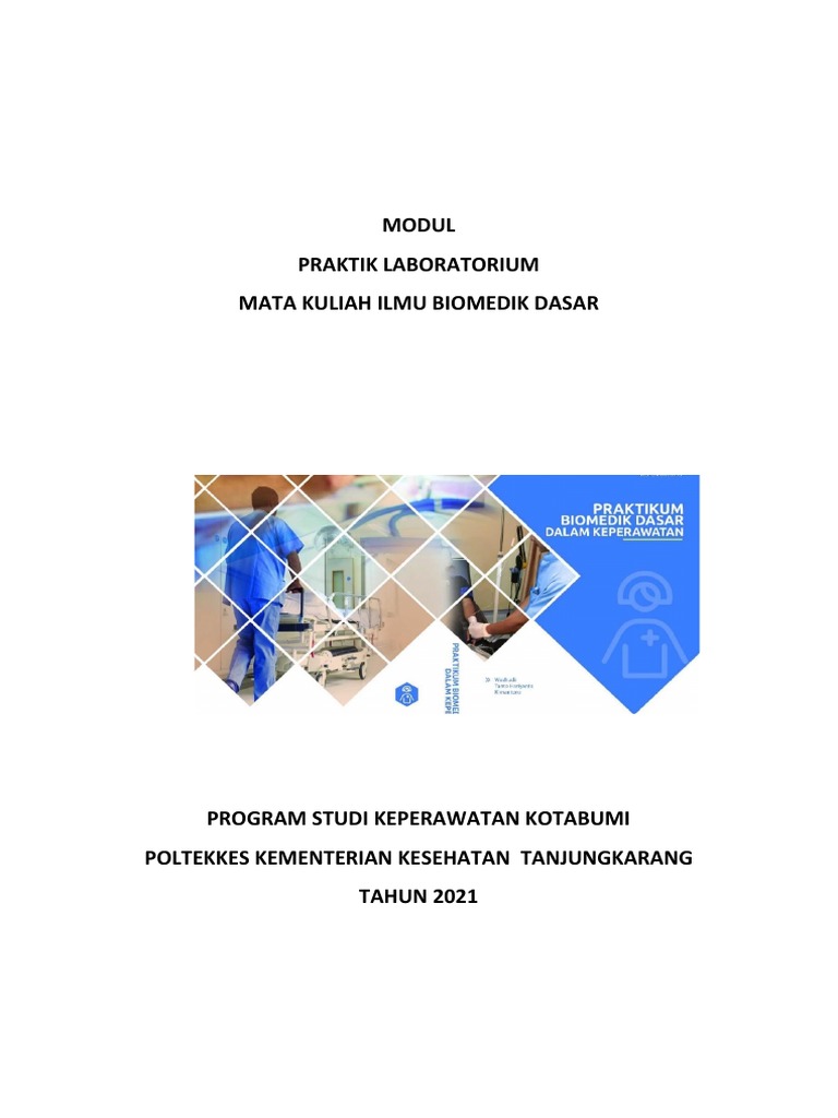MODUL - PRATIKUM - LABORATORIUM ILMU BIOMEDIK DASAR - 2021 - Rev | PDF
