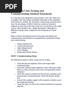 Electrical Switchboard Test and Commissioning Procedure | PDF ...