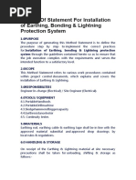 METHOD STATEMENT FOR Electric Panel and Distribution Box Installation ...