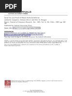 Commitment-Trust Theory in Marketing | PDF