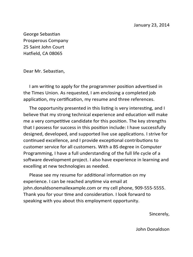 Job Application Letters for Various Roles | PDF | Career & Growth