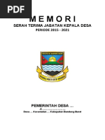 Contoh Format Laporan Hasil Monitoring Dan Evaluasi Pengelolaan Keuangan Desa | PDF