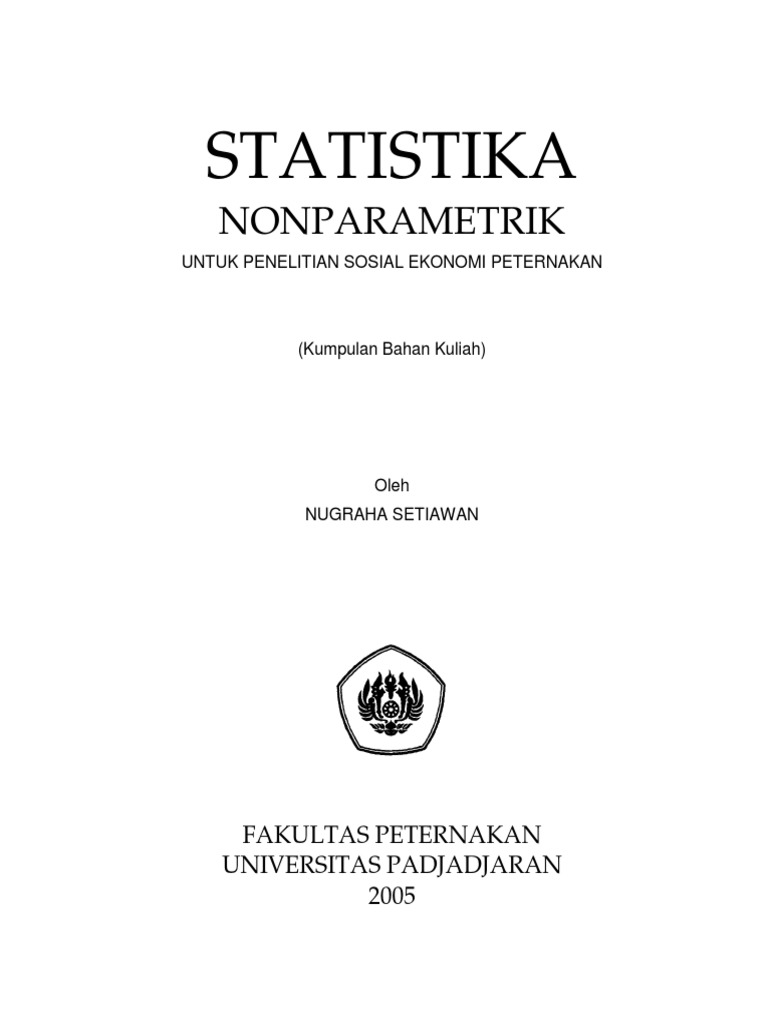 Statistika Nonparametrik | PDF