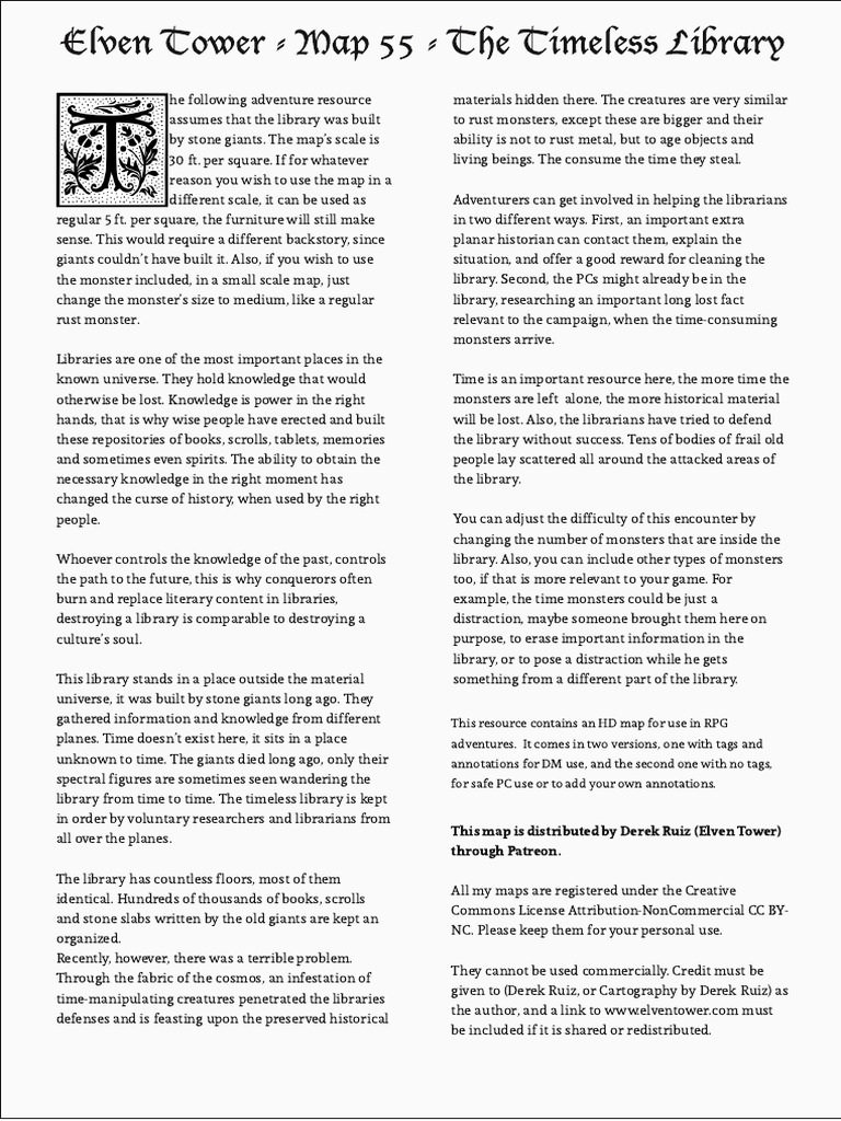 Map 55 - The Timeless Library | PDF | Libraries | Librarian